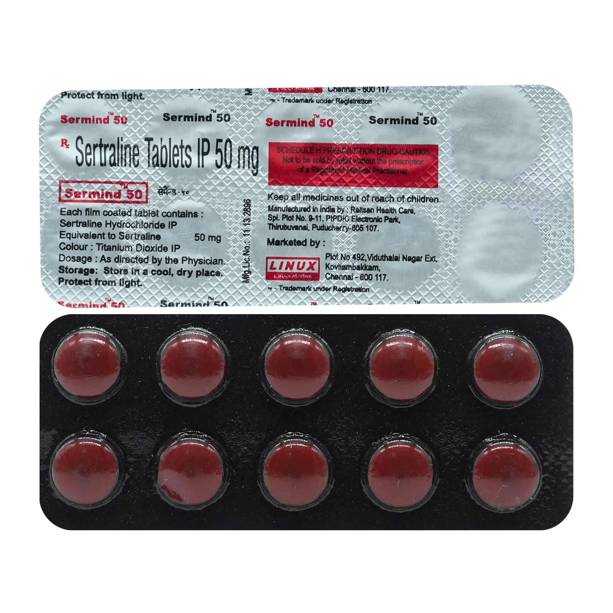 Sermind 50 Tablet | Uses, Side Effects, Price | Apollo Pharmacy