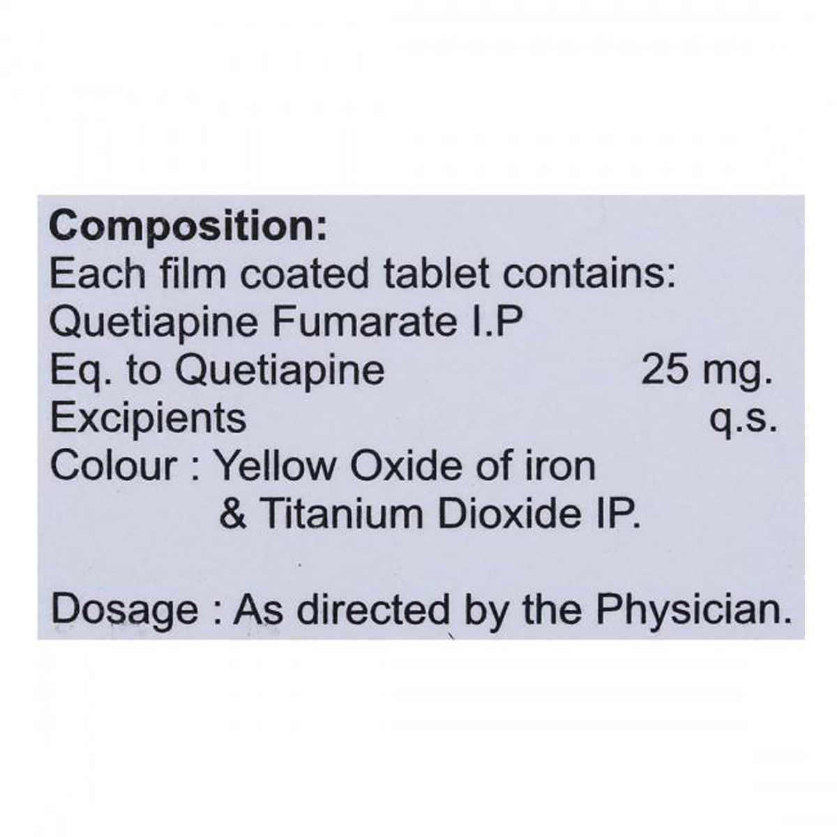Seropax-25mg Tablet 15's Price, Uses, Side Effects, Composition ...