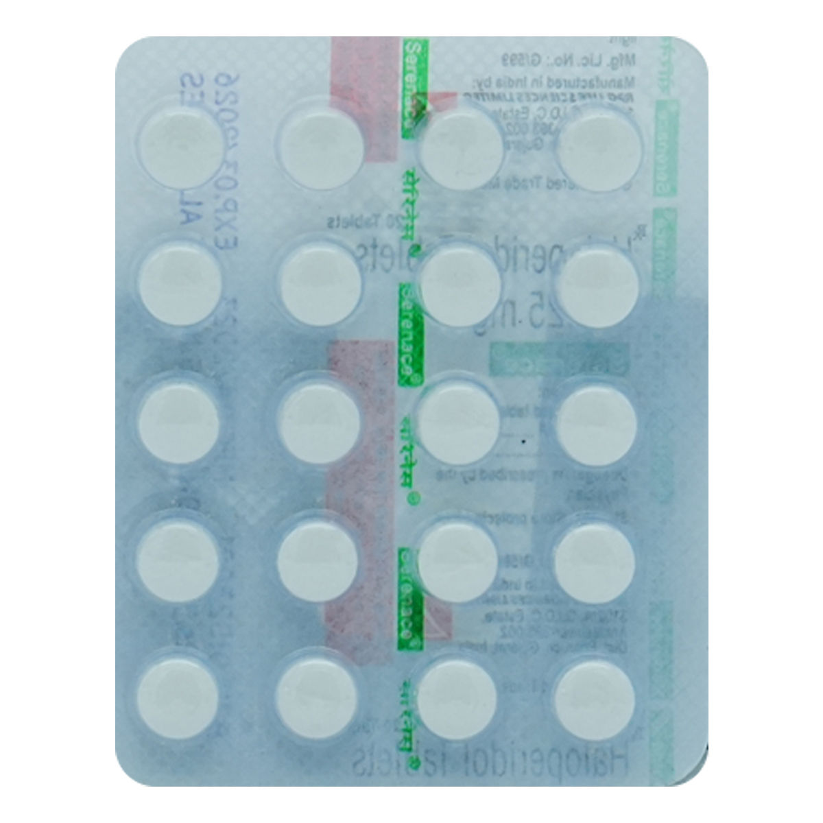 Serenace 0.25 Tablet 20's Price, Uses, Side Effects, Composition ...