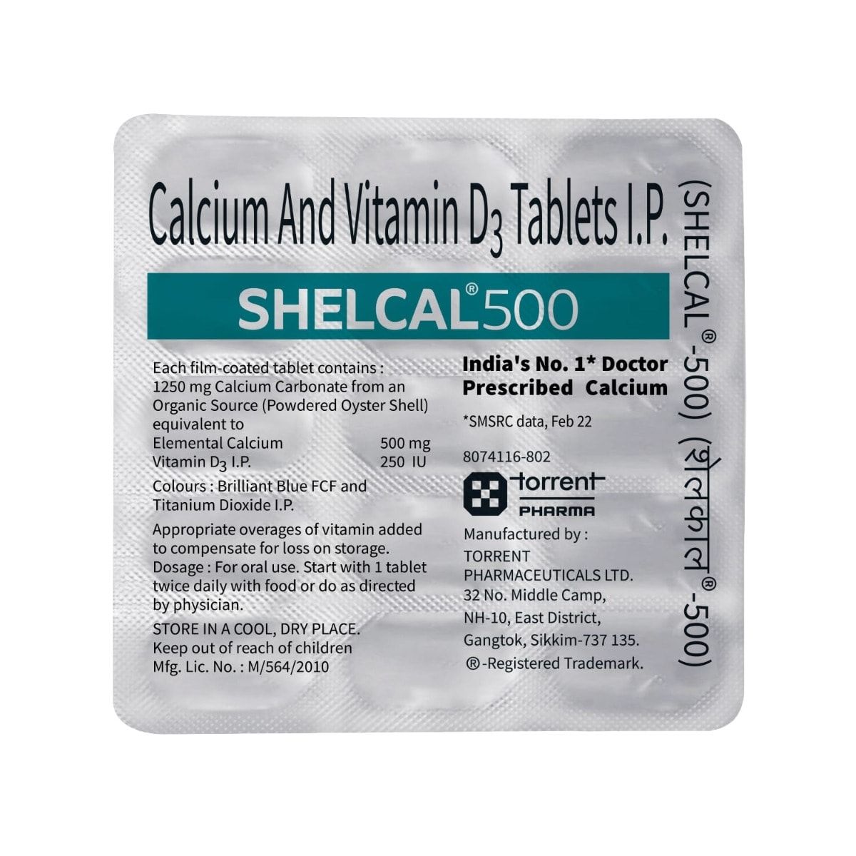Shelcal-500 Tablet | Uses, Side Effects, Price | Apollo Pharmacy