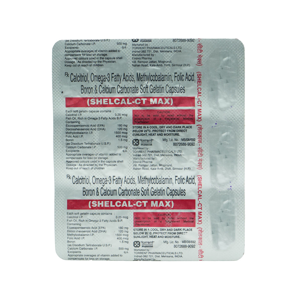 Shelcal-CT Max Soft Gelatin Capsule | Uses, Side Effects, Price ...