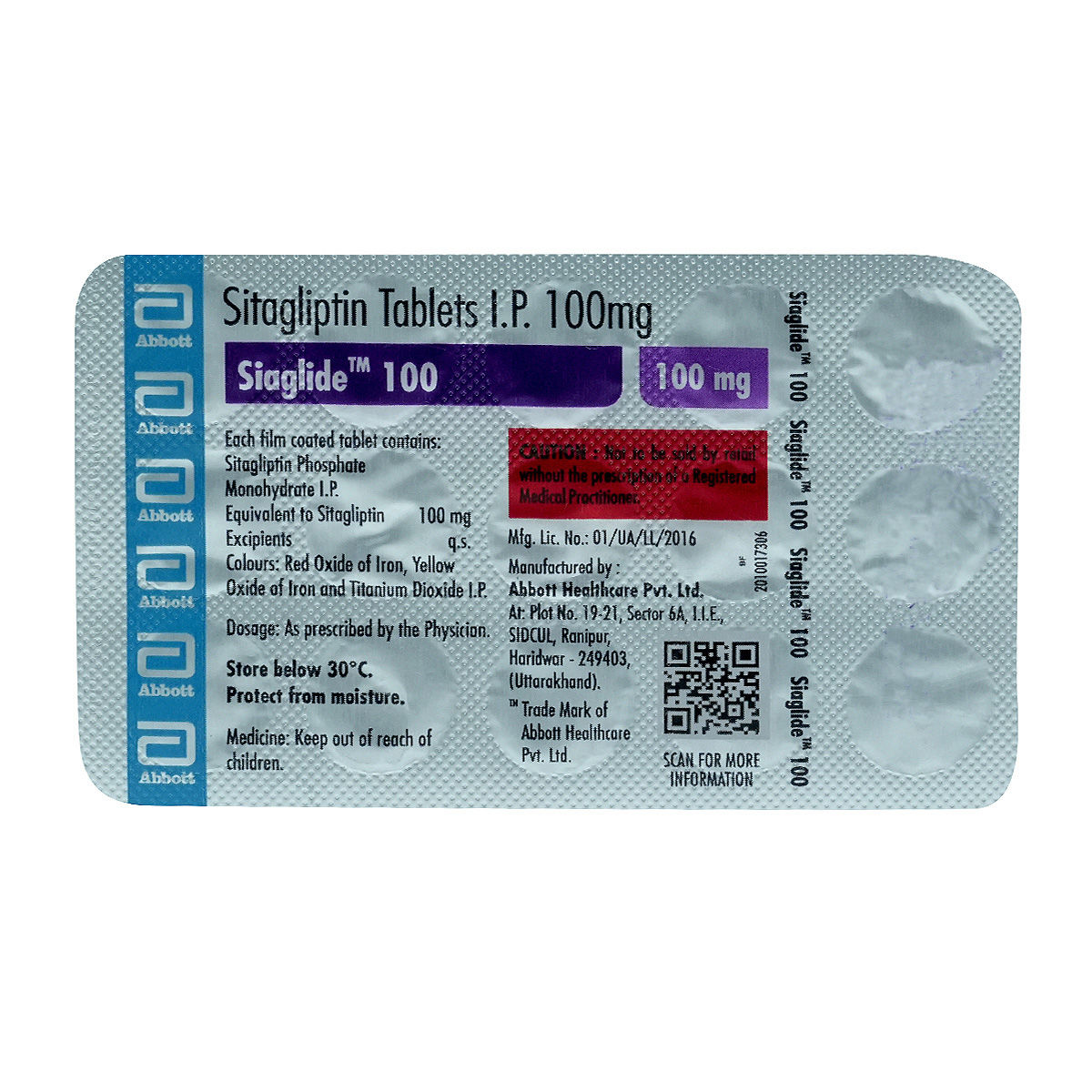 Siaglide 100 Tablet | Uses, Side Effects, Price | Apollo Pharmacy