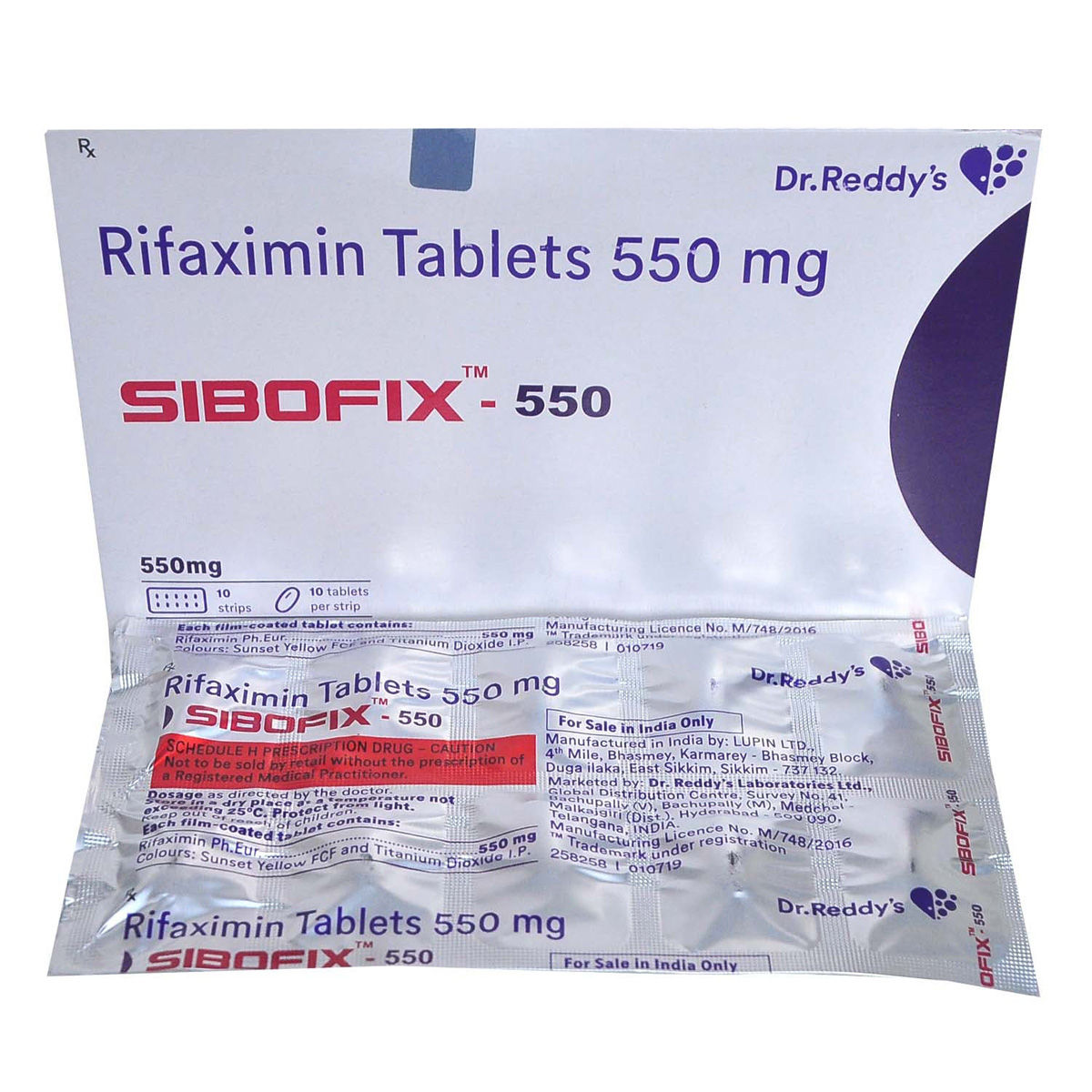 Sibofix-550 Tablet 10's Price, Uses, Side Effects, Composition - Apollo Pharmacy