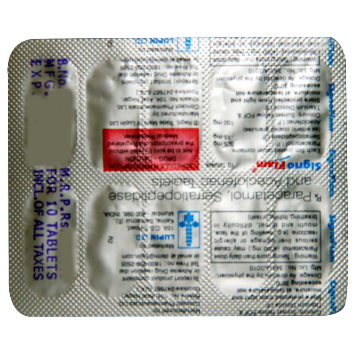 Signoflam Tablet 10's Price, Uses, Side Effects, Composition - Apollo ...