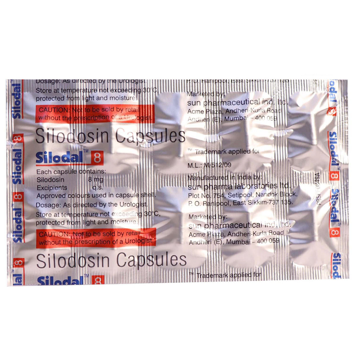 Silodal 8 Capsule | Uses, Side Effects, Price | Apollo Pharmacy