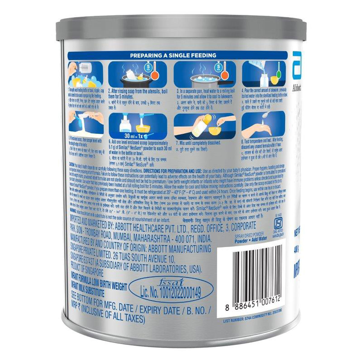 Buy Similac Neosure Powder for Premature Baby (From Birth Up to 12 ...