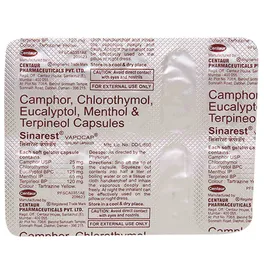 Sinarest Vapocap Inhalant Capsules | Uses, Side Effects, Price | Apollo ...
