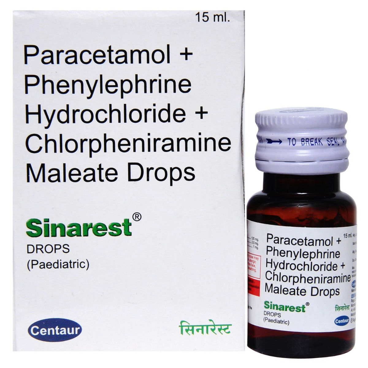 Sinarest Paediatric Drops 15 ml Price, Uses, Side Effects, Composition ...