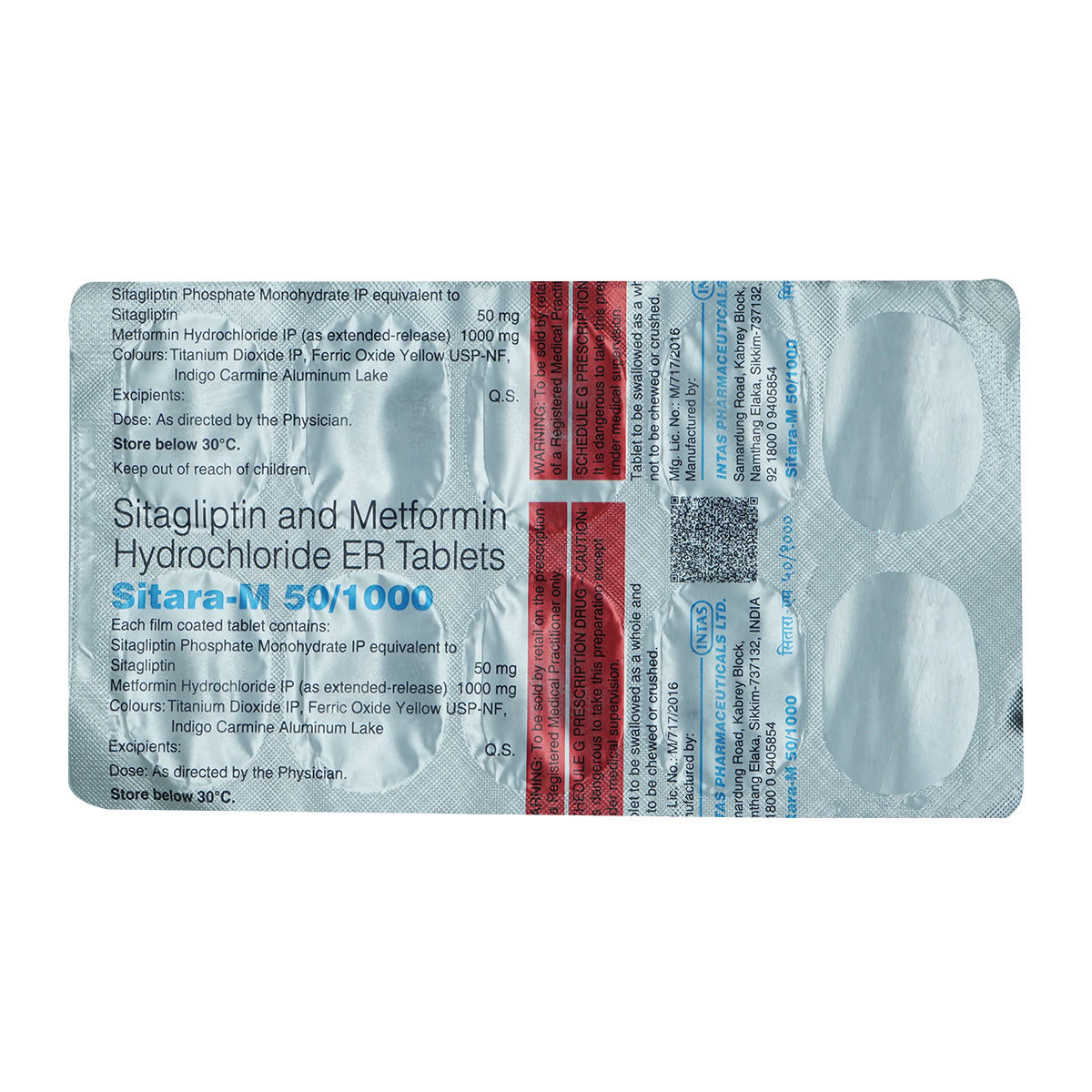 Sitara-M 50/1000Mg Tab 10'S Price, Uses, Side Effects, Composition ...