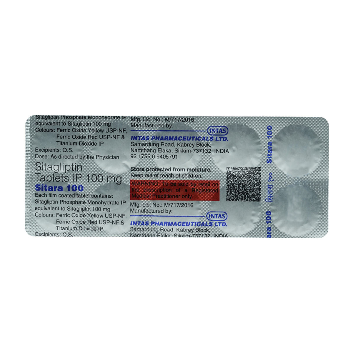 Sitara 100Mg Tab | Uses, Side Effects, Price | Apollo Pharmacy
