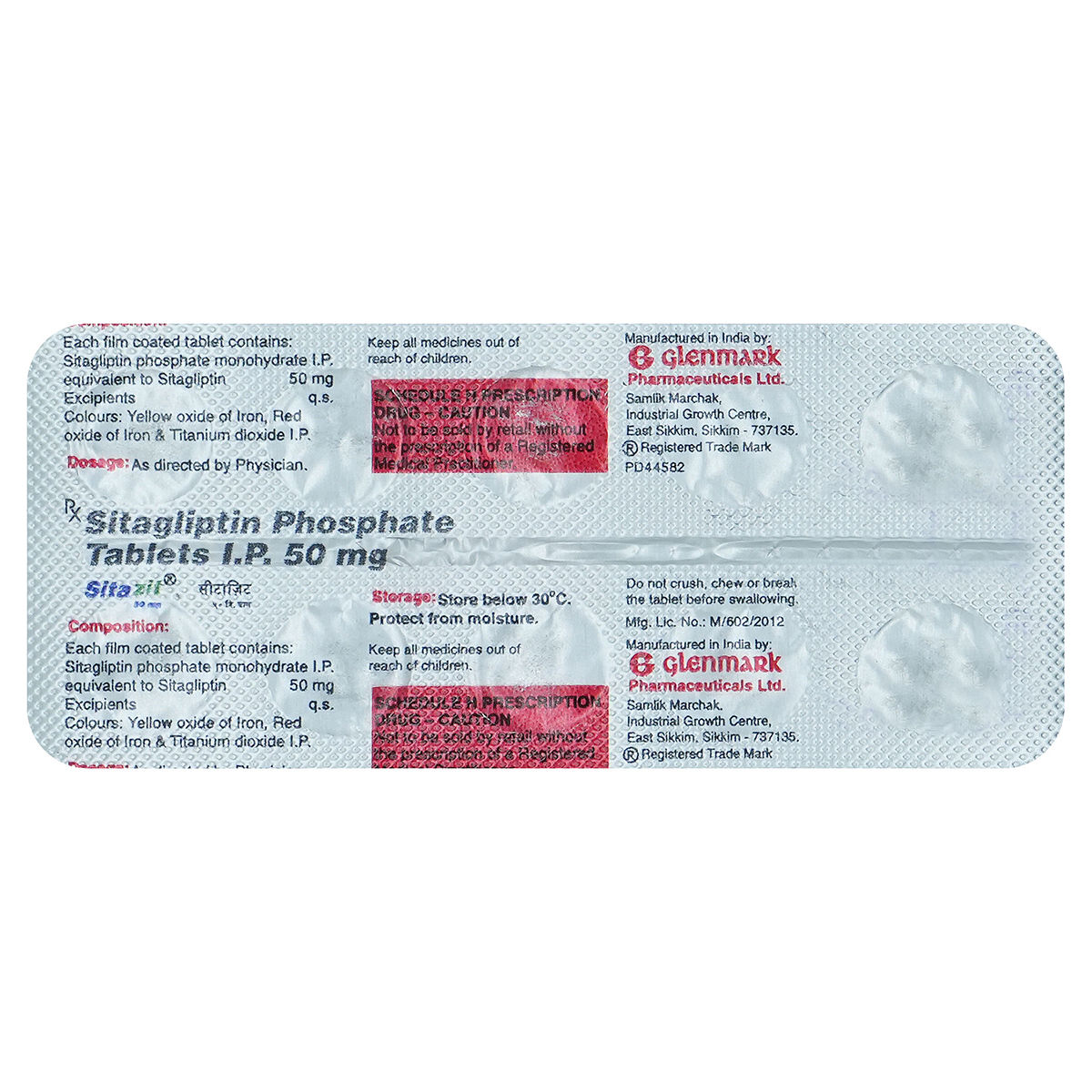 Sitazit 50 mg Tablet | Uses, Side Effects, Price | Apollo Pharmacy