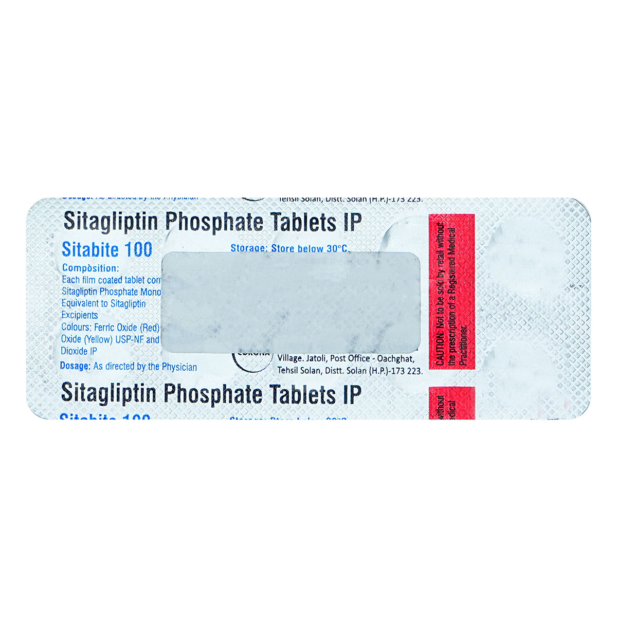 Sitabite 100 Tablet | Uses, Side Effects, Price | Apollo Pharmacy