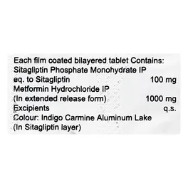 Sitaglyn M 100/1000 mg Tablet | Uses, Side Effects, Price | Apollo Pharmacy