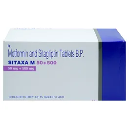 Sitaxa M 50 mg/500 mg Tablet | Uses, Side Effects, Price | Apollo Pharmacy