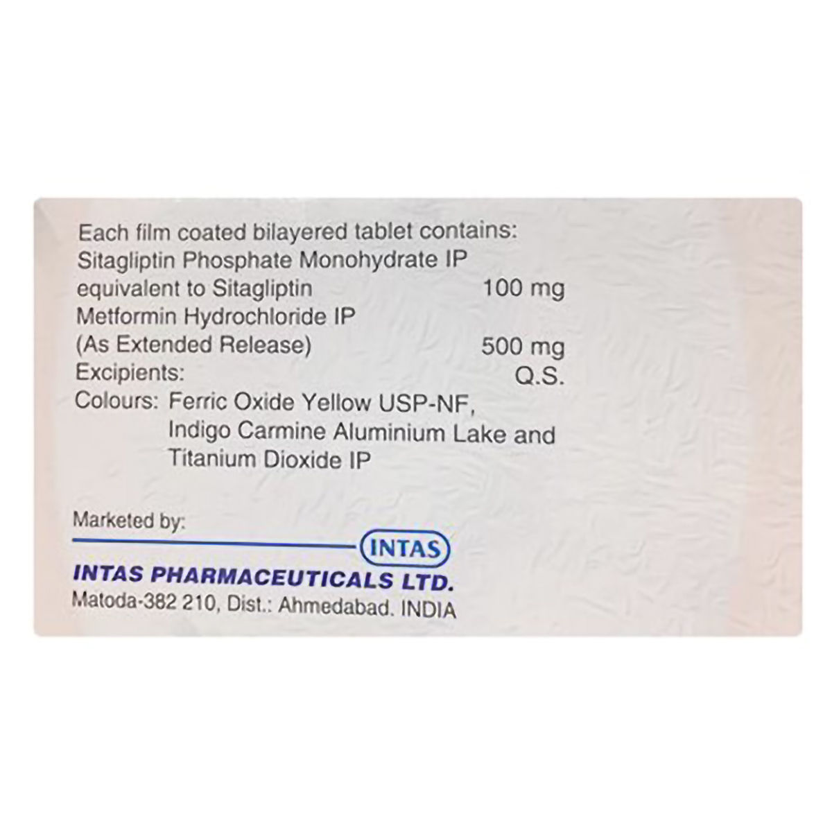 Sitara M 100/500 mg Tablet | Uses, Side Effects, Price | Apollo Pharmacy