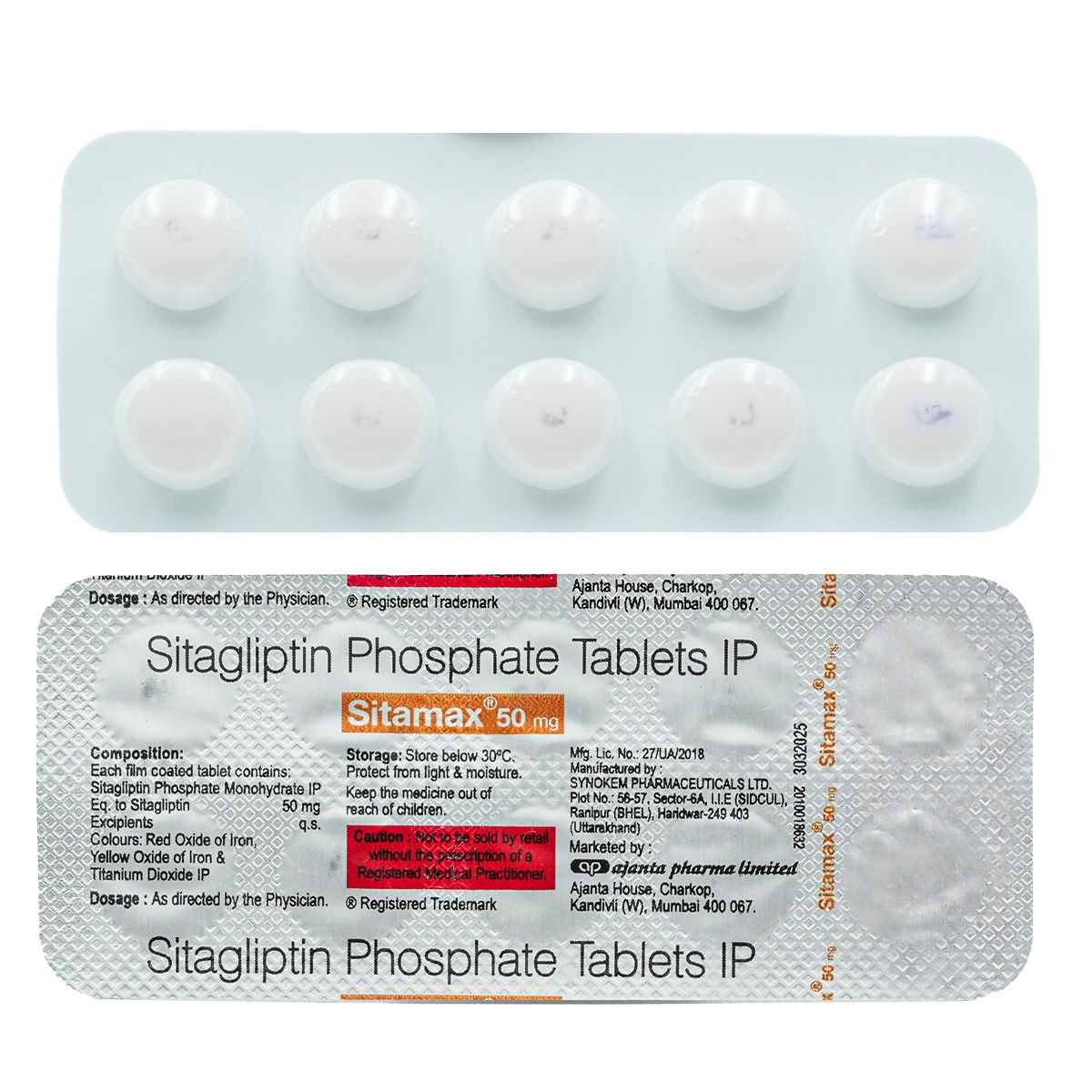 Sitamax 50 mg Tablet | Uses, Side Effects, Price | Apollo Pharmacy