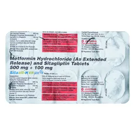 Sitazit M ER 500 Tablet | Uses, Side Effects, Price | Apollo Pharmacy