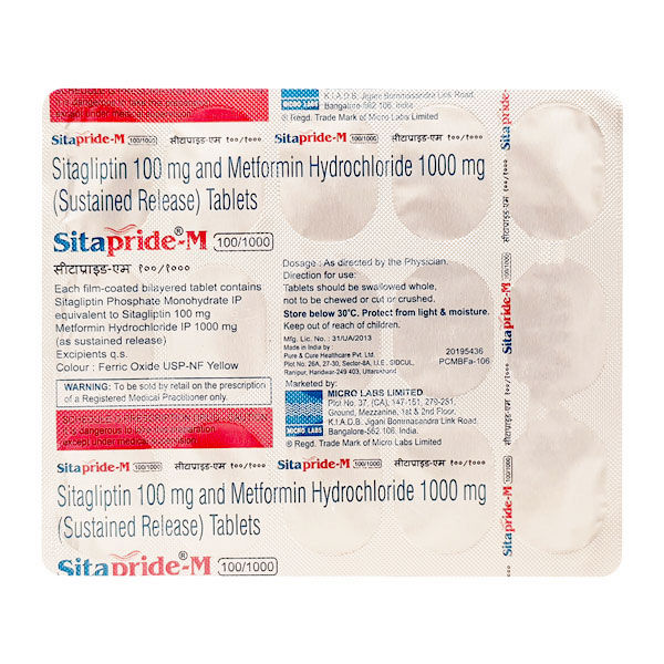 Stalix M XR 100/1000 mg Tablet 10's Price, Uses, Side Effects ...