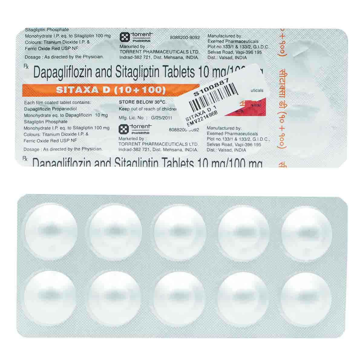 Sitaxa D 10/100 Tablet | Uses, Side Effects, Price | Apollo Pharmacy