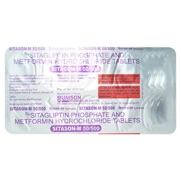 Sitason-M 50/500 Tab | Uses, Side Effects, Price | Apollo Pharmacy