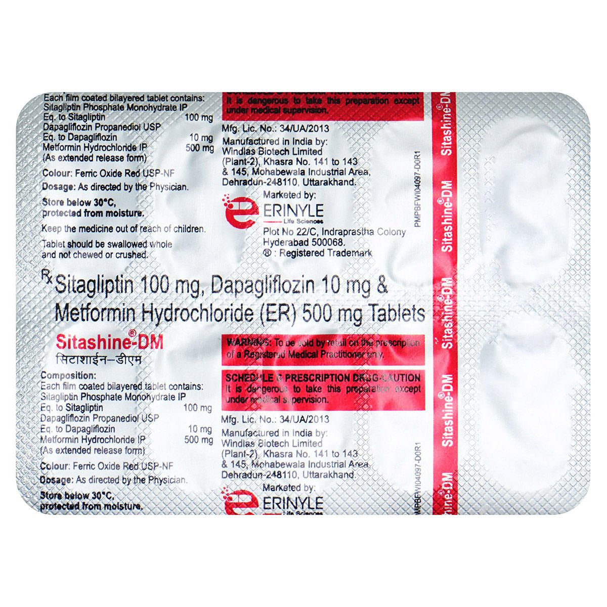 Sitashine-DM Tablet | Uses, Side Effects, Price | Apollo Pharmacy
