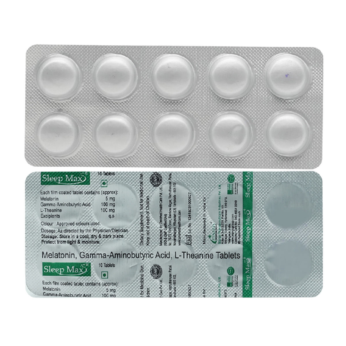 Sleep Max Tab 10'S Price, Uses, Side Effects, Composition - Apollo Pharmacy