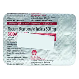 Soda Plus 500 mg Tablet | Uses, Side Effects, Price | Apollo Pharmacy