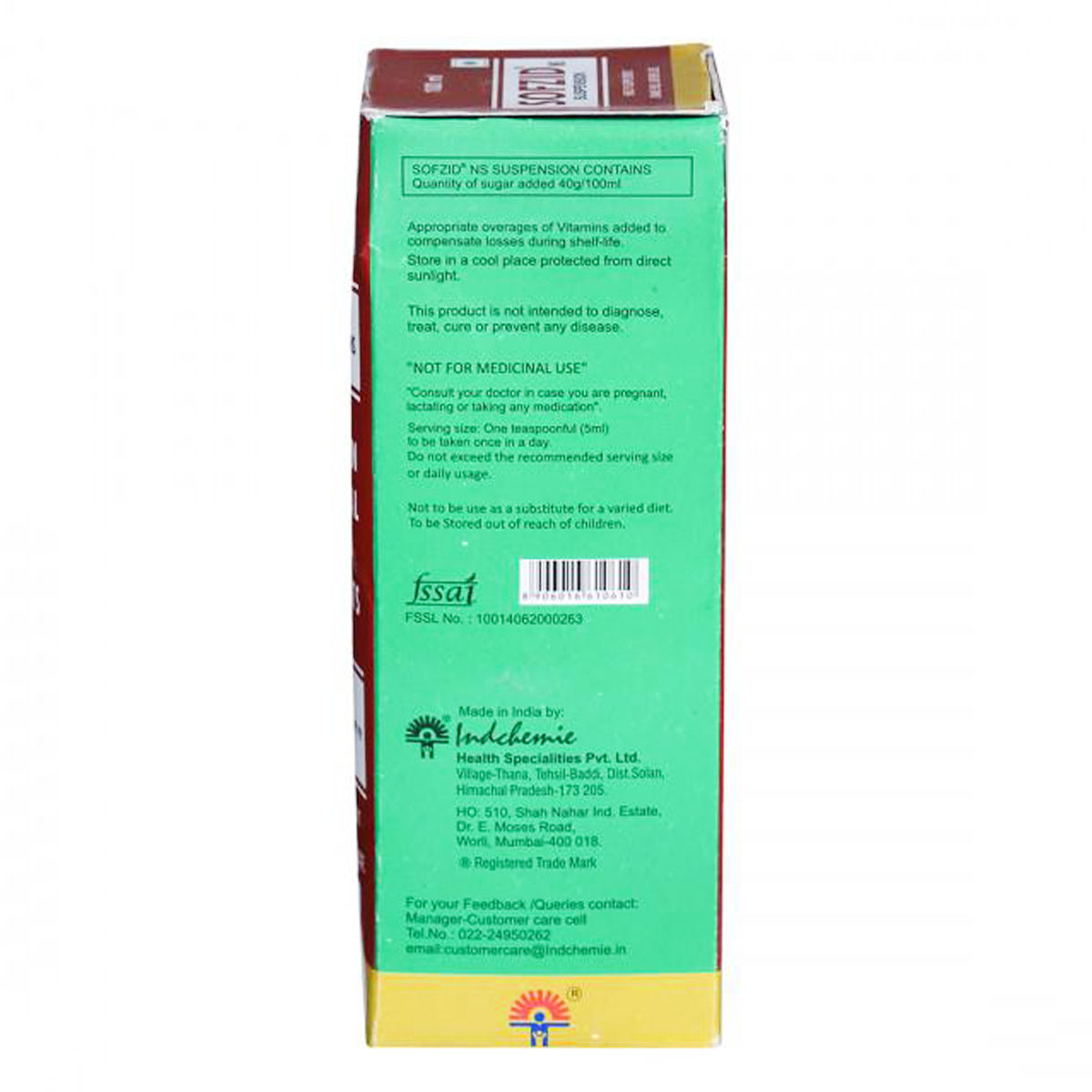 Sofzid NS Syrup 100 ml Price, Uses, Side Effects, Composition - Apollo ...