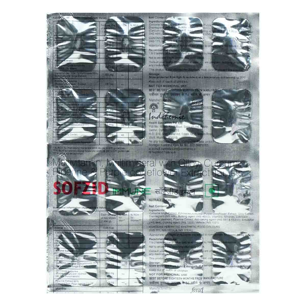 Sofzid Immune Tablet 16's Price, Uses, Side Effects, Composition ...