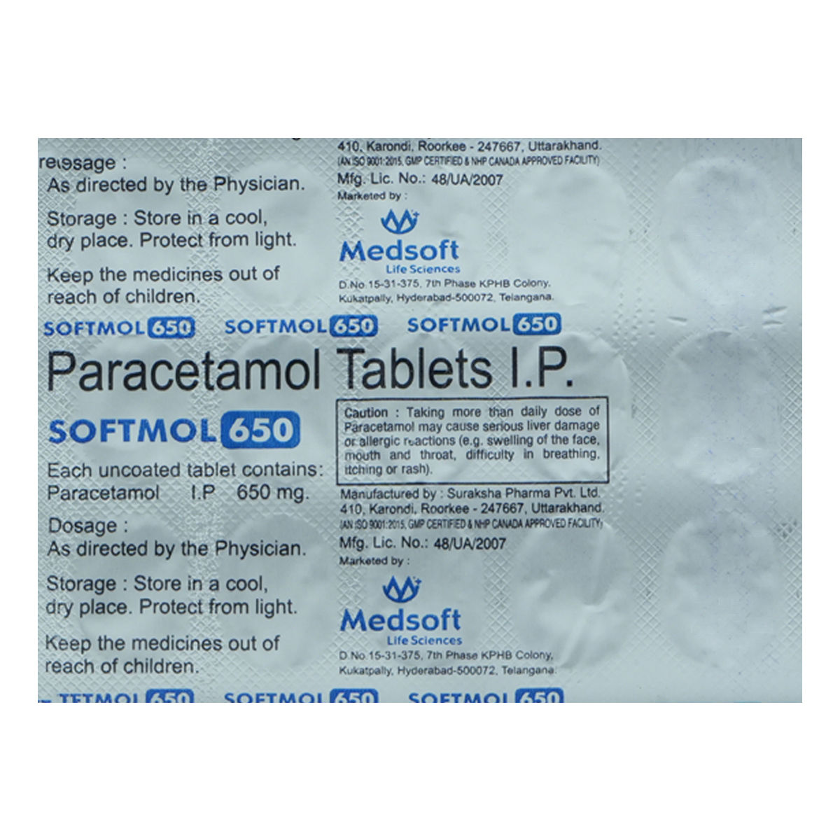 Softmol 650 Tablet | Uses, Side Effects, Price | Apollo Pharmacy