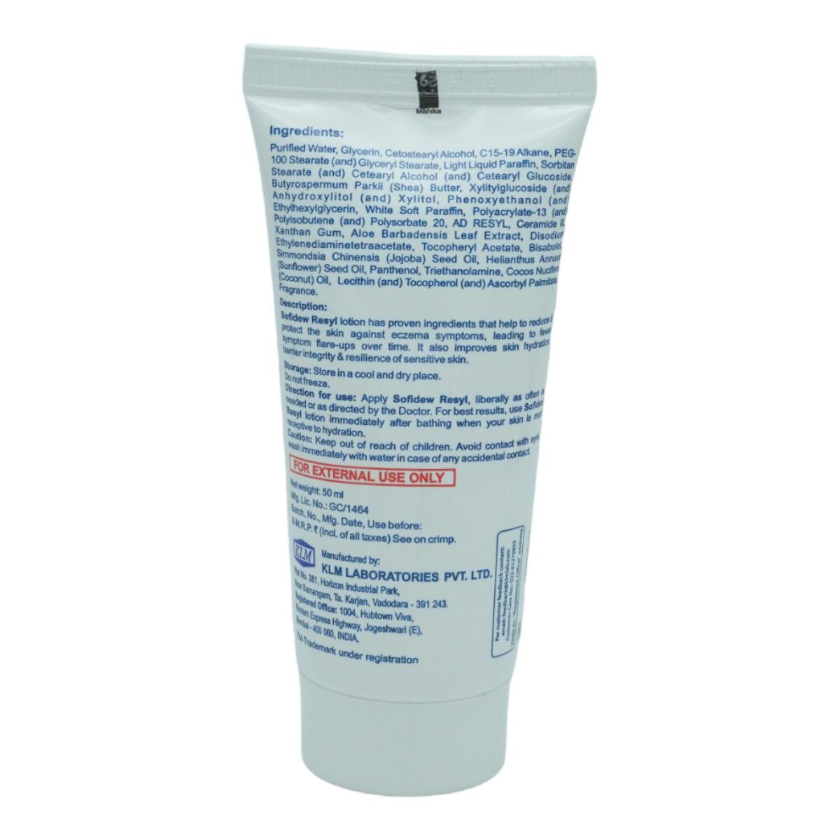 Sofidew Resyl Lotion | Uses, Side Effects, Price | Apollo Pharmacy