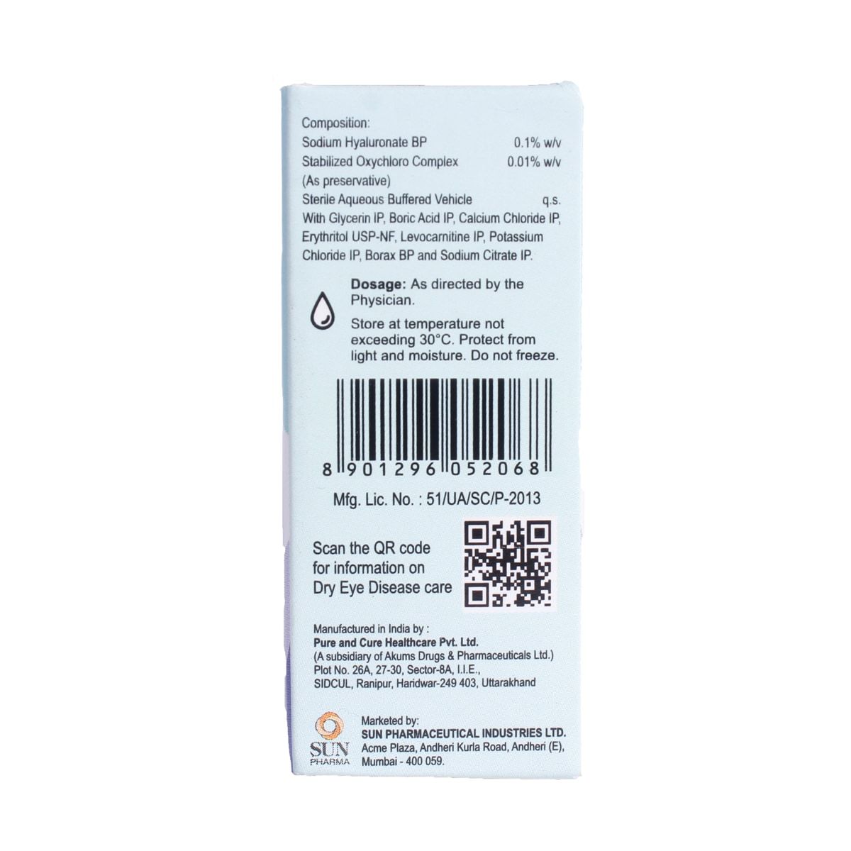 Soha 0.1% Eye Drops 5 ml | Uses, Side Effects, Price | Apollo Pharmacy