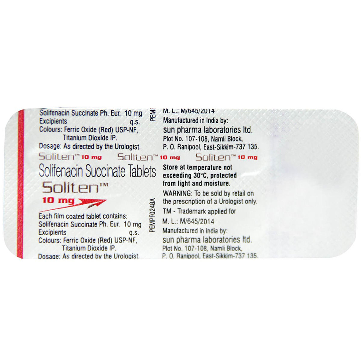 Soliten 10 mg Tablet | Uses, Side Effects, Price | Apollo Pharmacy