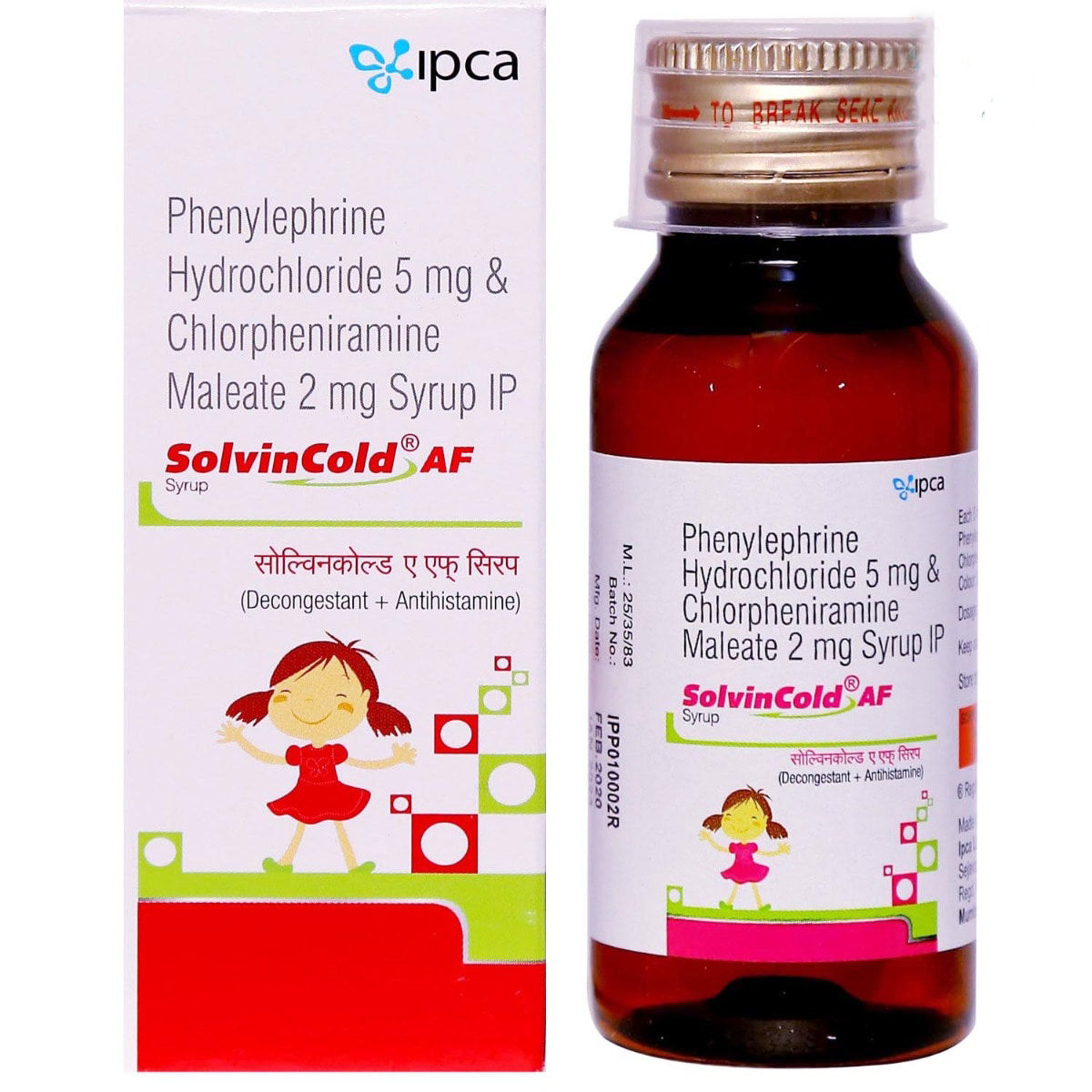 Solvin Cold AF Syrup 60 ml Price, Uses, Side Effects, Composition ...