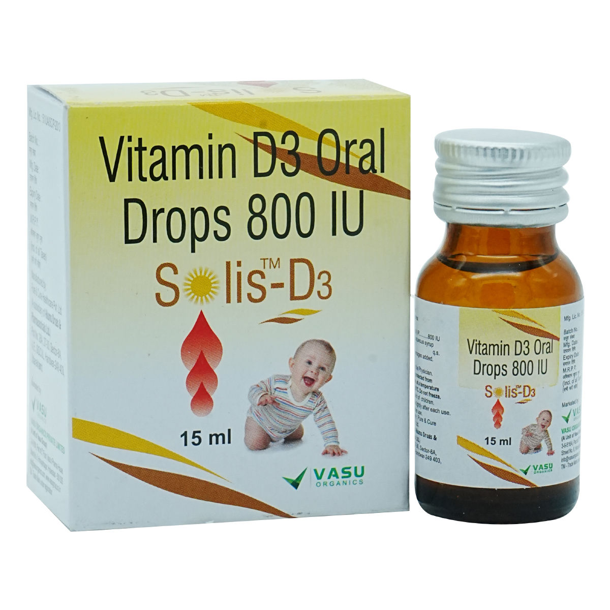 Solis-D3 800Iu 15Ml Drops Price, Uses, Side Effects, Composition - Apollo Pharmacy
