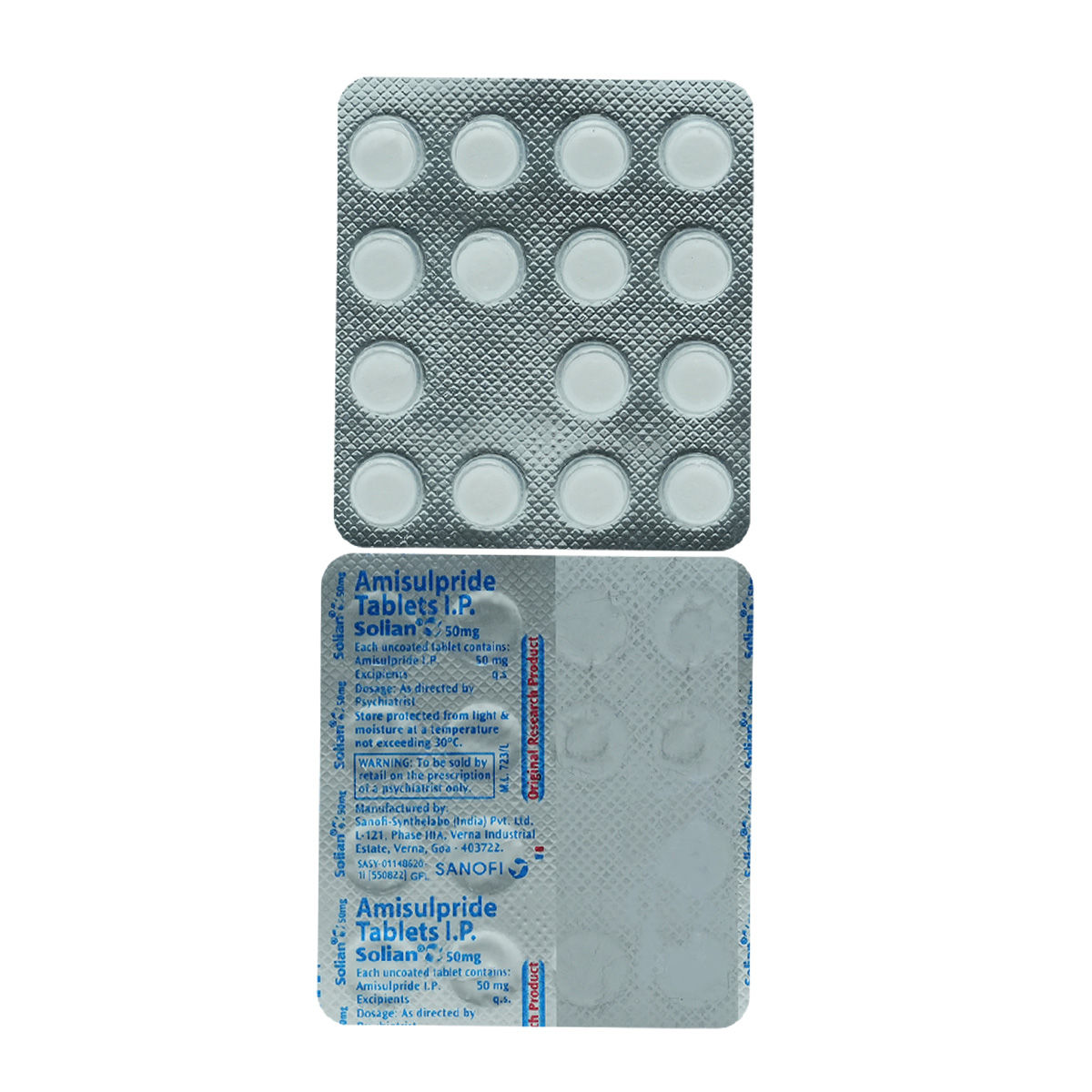 Solian 50 mg Tablet 15's Price, Uses, Side Effects, Composition ...