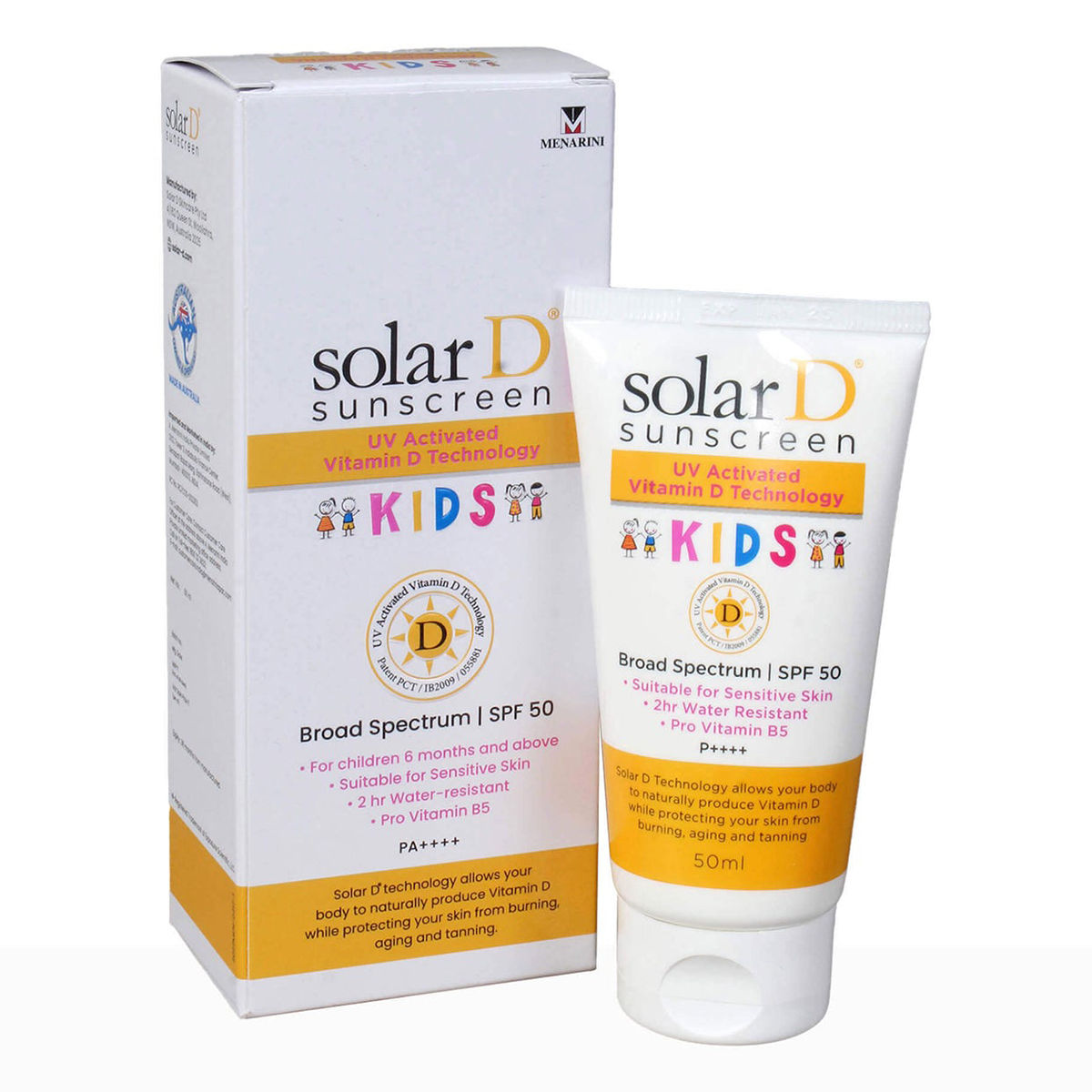 Solar D Kids Spf 50 P++++ Sunscreen Lotion 50 ml Price, Uses, Side ...
