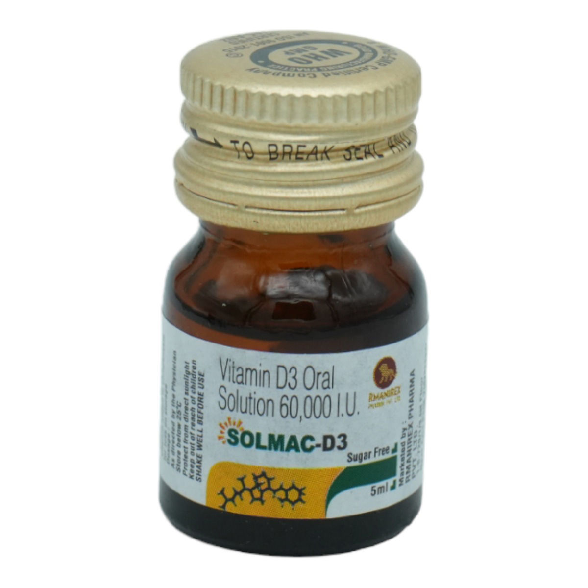Solmac-D3 Sugar Free Solution 5 ml | Uses, Side Effects, Price | Apollo ...