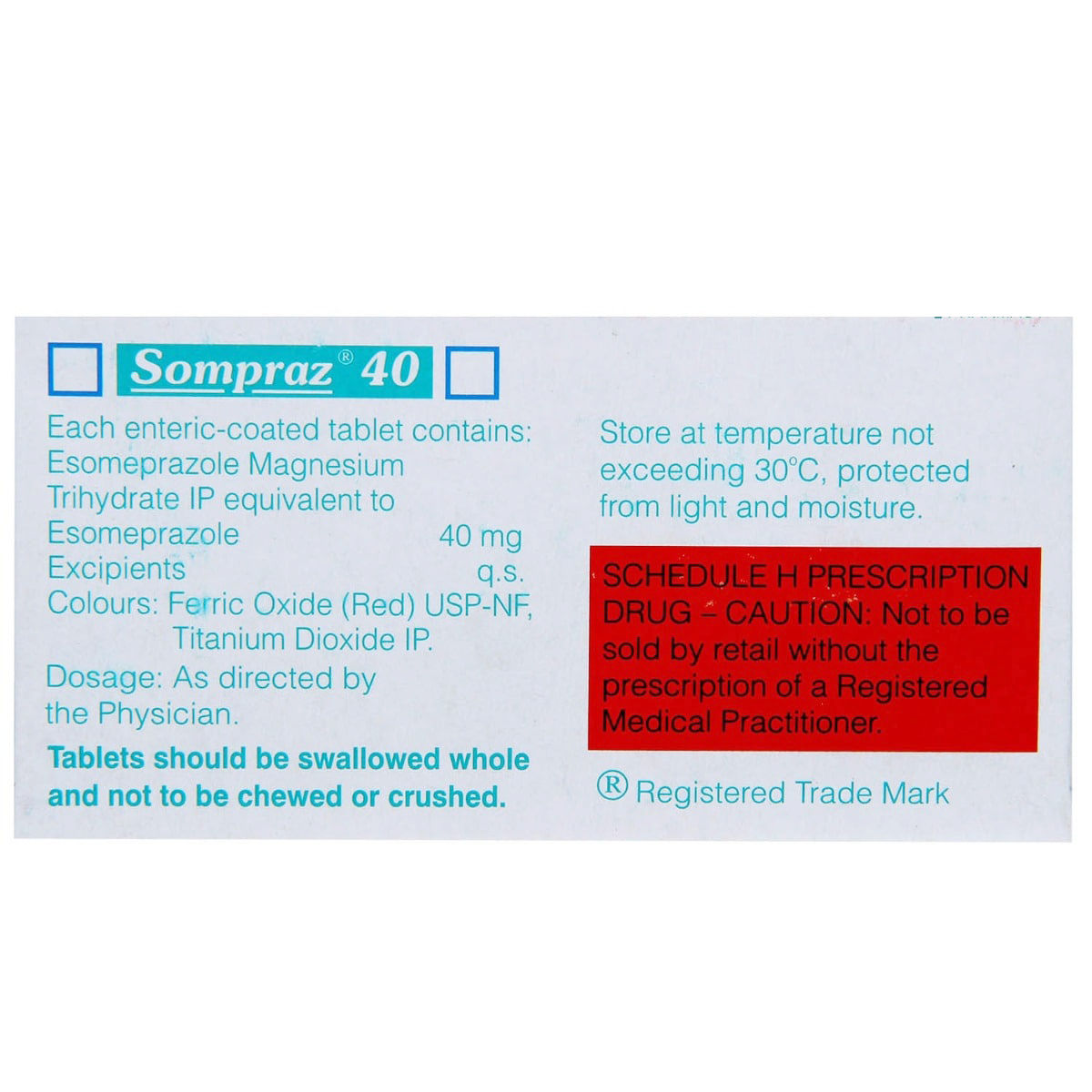 Sompraz 40 Tablet 15's Price, Uses, Side Effects, Composition - Apollo ...