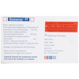 Sompraz IT Capsule | Uses, Side Effects, Price | Apollo Pharmacy
