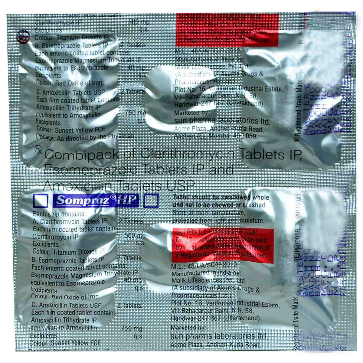 Sompraz HP Combipack Price, Uses, Side Effects, Composition - Apollo ...