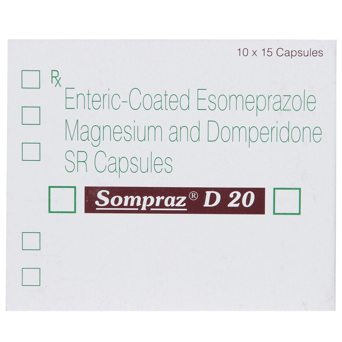 Sompraz D 20 Capsule యొక్క ఉపయోగాలు, ప్రయోజనాలు మరియు ధరను వీక్షించండి ...