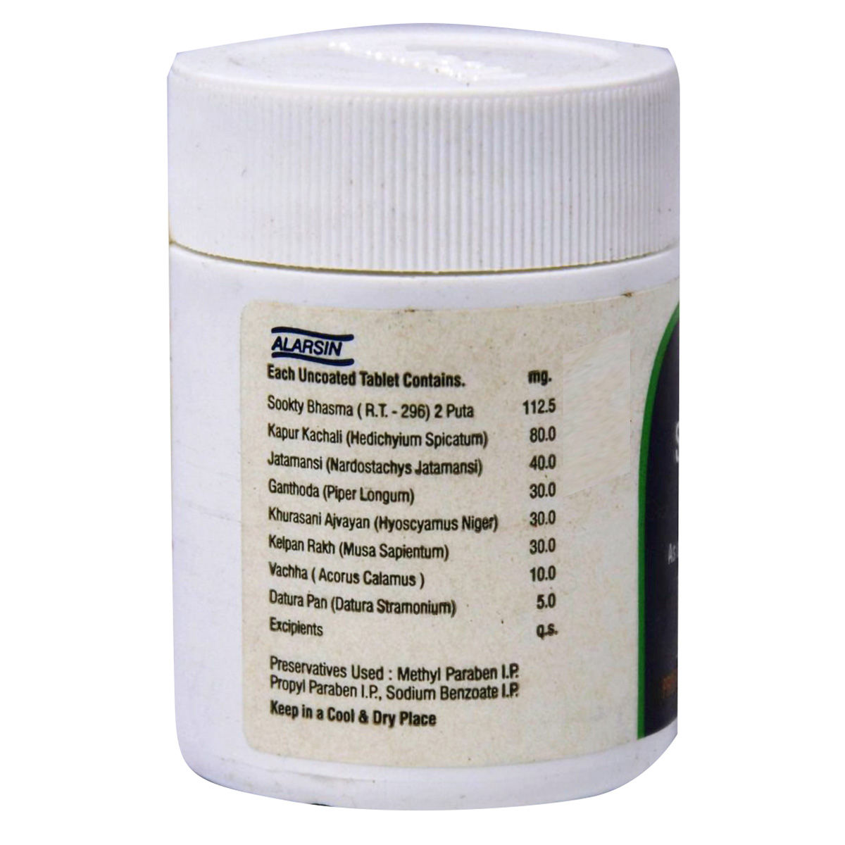 Alarsin Sooktyn, 50 Tablets Price, Uses, Side Effects, Composition ...