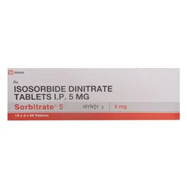 Sorbitrate 5 Tablet | Uses, Side Effects, Price | Apollo Pharmacy