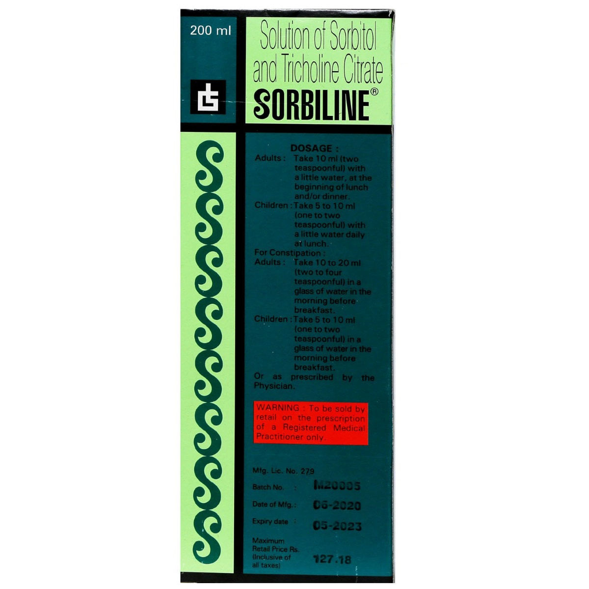 Sorbiline Solution 200 ml Price, Uses, Side Effects, Composition ...
