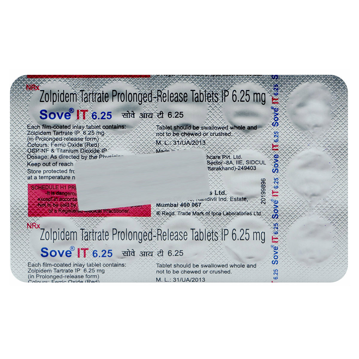Sove IT 6.25 Tablet 15's | Uses, Side Effects, Price | Apollo Pharmacy