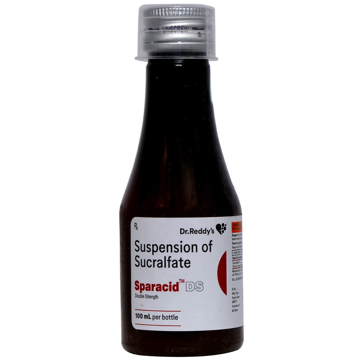 Sparacid DS Suspension | Uses, Side Effects, Price | Apollo Pharmacy