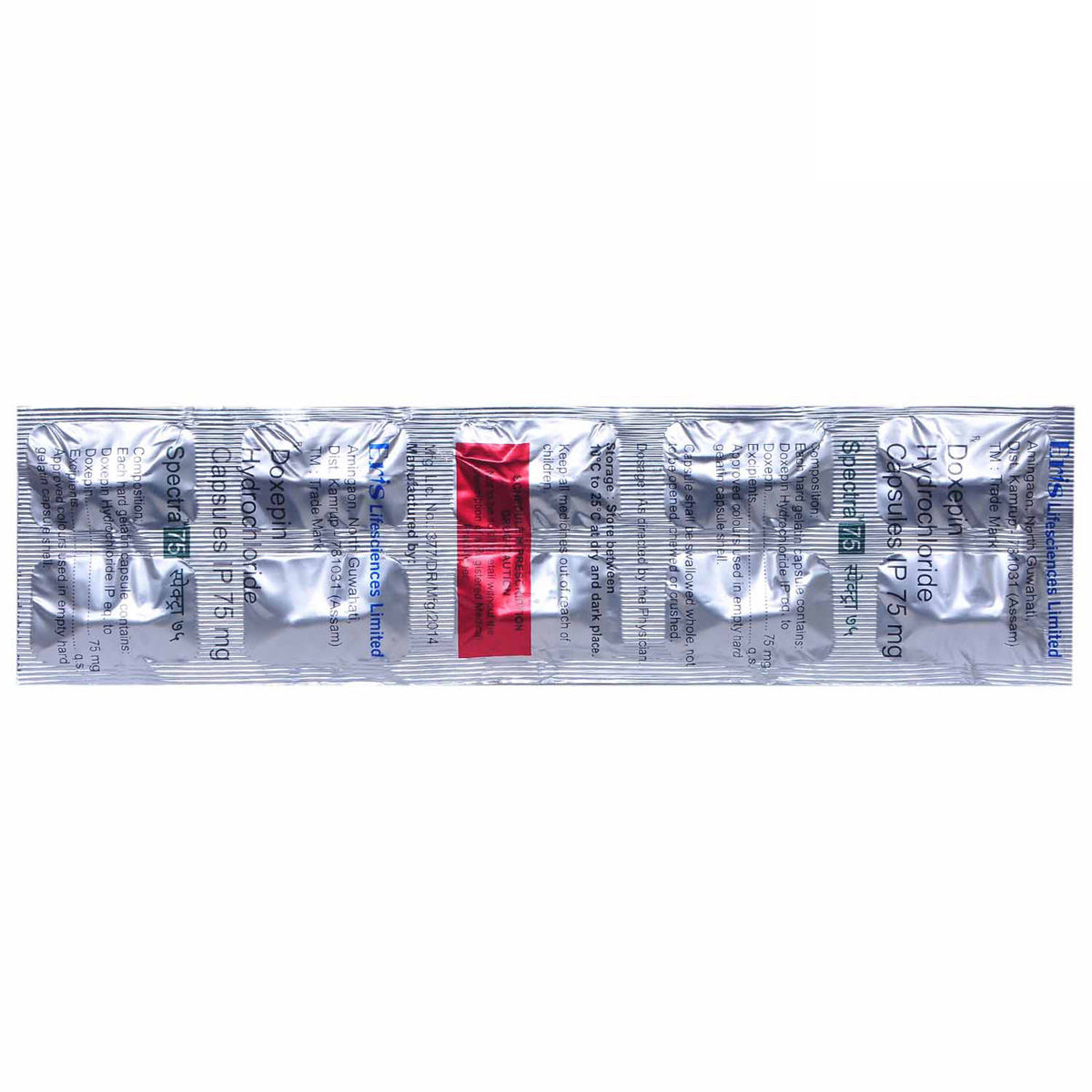 Spectra 75mg Capsule 10's Price, Uses, Side Effects, Composition ...