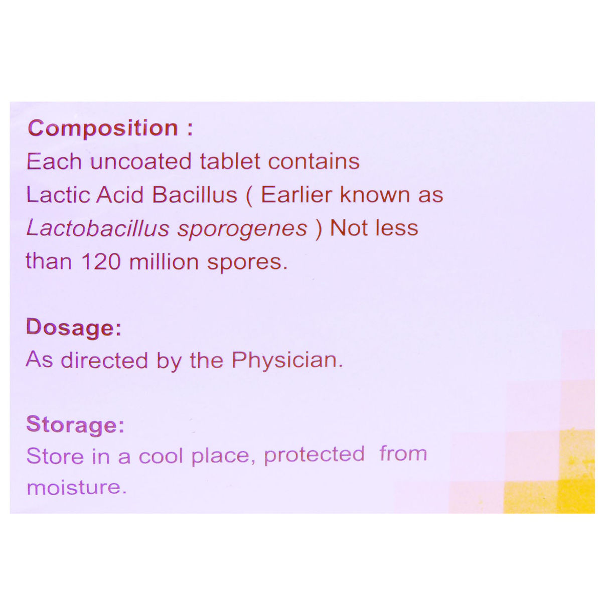 Sporlac-DS Tablet | Uses, Side Effects, Price | Apollo Pharmacy