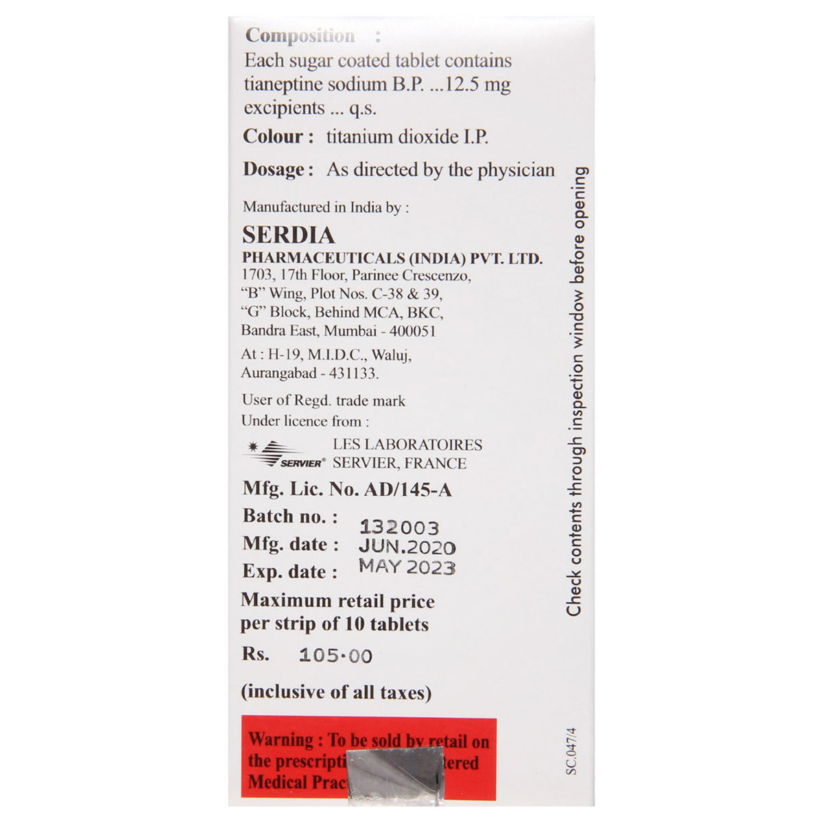 Stablon Tablet 10's Price, Uses, Side Effects, Composition - Apollo ...